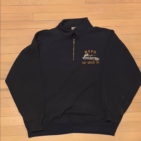 Jerzees | Jackets & Coats | Vintage Mens Xxl Nypd Fleet Services ...